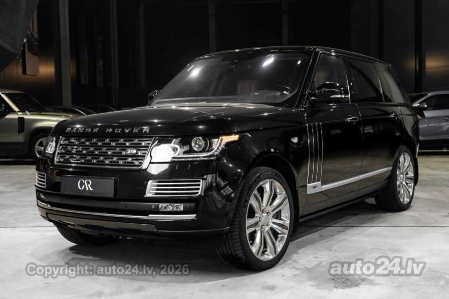 Melns Land Rover Range Rover 2015 Rīga, ar dzinēja tilpumu 4.40 L un nobraukumu 165 tūkst. km par 32000 €, foto 1 vietnē AUTOMOTO.COM.LV