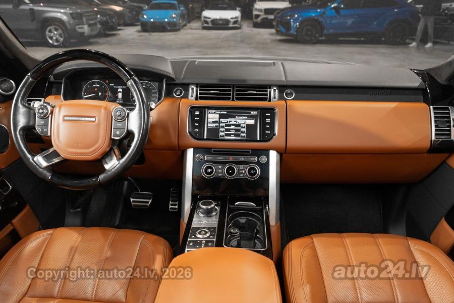 Melns Land Rover Range Rover 2015 Rīga, ar dzinēja tilpumu 4.40 L un nobraukumu 165 tūkst. km par 32000 €, foto 11 vietnē AUTOMOTO.COM.LV