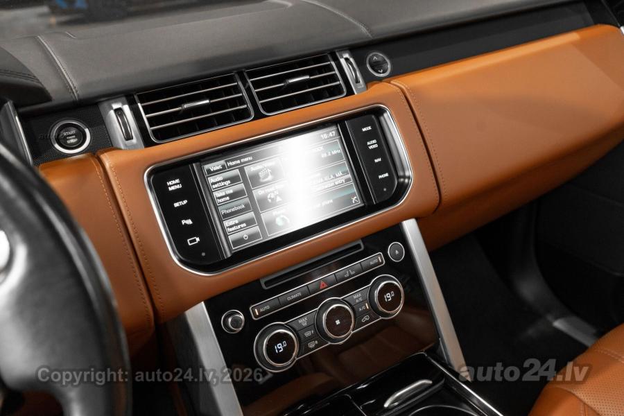 Melns Land Rover Range Rover 2015 Rīga, ar dzinēja tilpumu 4.40 L un nobraukumu 165 tūkst. km par 32000 €, foto 26 vietnē AUTOMOTO.COM.LV