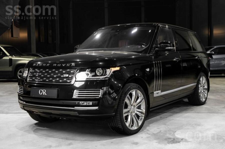 Melns Land Rover Range Rover 2015 Rīga, ar dzinēja tilpumu 4.40 L un nobraukumu 165 tūkst. km par 32000 €, foto 1 vietnē AUTOMOTO.COM.LV