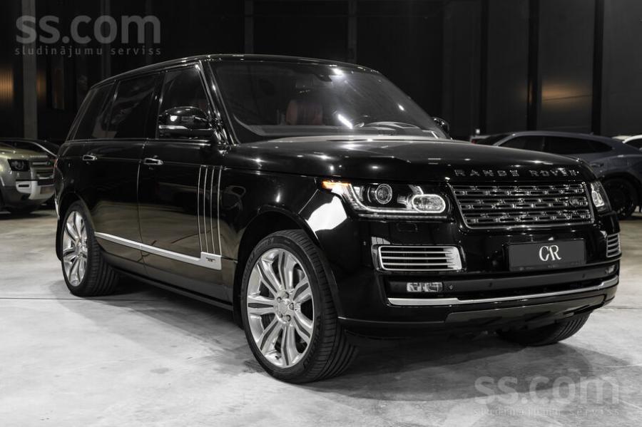 Melns Land Rover Range Rover 2015 Rīga, ar dzinēja tilpumu 4.40 L un nobraukumu 165 tūkst. km par 32000 €, foto 4 vietnē AUTOMOTO.COM.LV