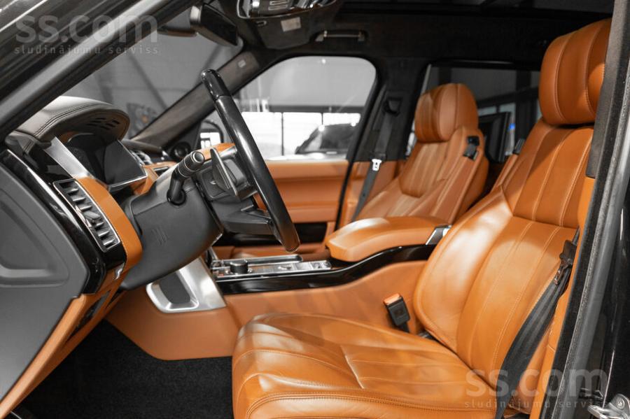 Melns Land Rover Range Rover 2015 Rīga, ar dzinēja tilpumu 4.40 L un nobraukumu 165 tūkst. km par 32000 €, foto 9 vietnē AUTOMOTO.COM.LV