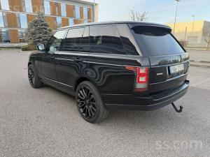 Black Land Rover Range Rover 2015 in Riga, with an engine capacity of 4.40 L and mileage of 188 thousand km for 25300 €, photo  on AUTOMOTO.COM.LV