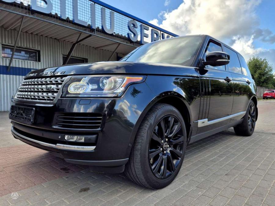 Black Land Rover Range Rover 2015 in Klaipeda, with an engine capacity of 5.00 L and mileage of 0 thousand km for 19900 €, photo 3 on AUTOMOTO.COM.LV