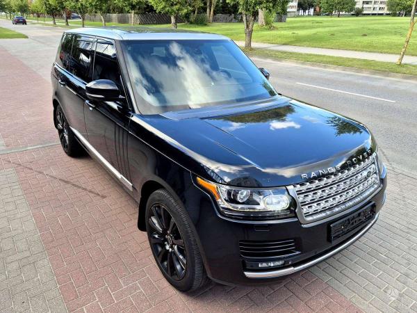 Black Land Rover Range Rover 2015 in Klaipeda, with an engine capacity of 5.00 L and mileage of 0 thousand km for 19900 €, photo 4 on AUTOMOTO.COM.LV