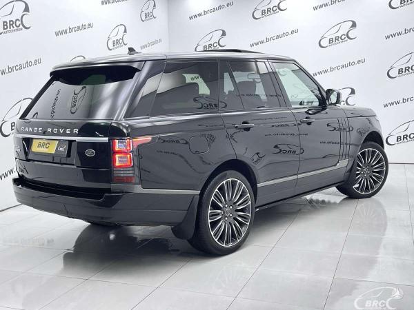 Melns Land Rover Range Rover 2015 Viļņa, ar dzinēja tilpumu 4.37 L un nobraukumu 155 tūkst. km par 19900 €, foto 4 vietnē AUTOMOTO.COM.LV