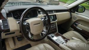 Black Land Rover Range Rover 2015 in Riga, with an engine capacity of 3.00 L and mileage of 207 thousand km for 22950 €, photo 23 on AUTOMOTO.COM.LV