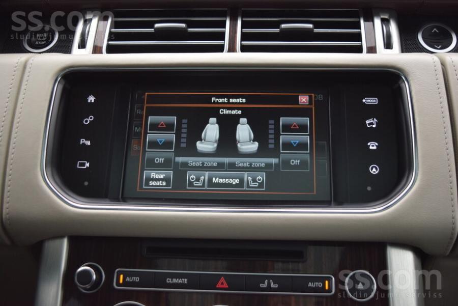 Melns Land Rover Range Rover 2016 Rīga, ar dzinēja tilpumu 4.40 L un nobraukumu 184 tūkst. km par 32500 €, foto 7 vietnē AUTOMOTO.COM.LV