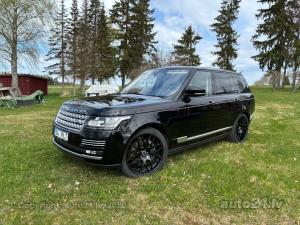 Melns Land Rover Range Rover 2016 Tallina, ar dzinēja tilpumu 4.40 L un nobraukumu 105 tūkst. km par 35000 €, foto  vietnē AUTOMOTO.COM.LV
