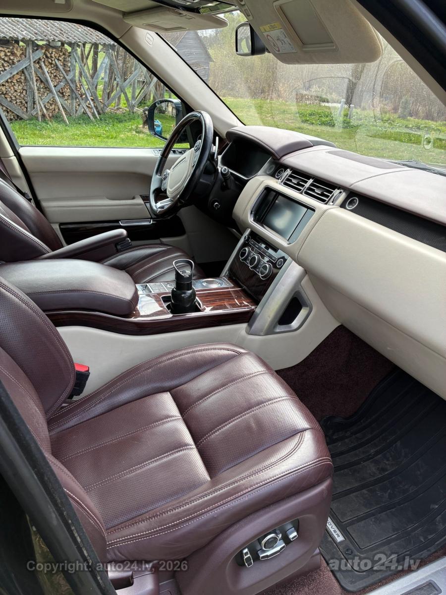 Melns Land Rover Range Rover 2016 Tallina, ar dzinēja tilpumu 4.40 L un nobraukumu 105 tūkst. km par 35000 €, foto 8 vietnē AUTOMOTO.COM.LV