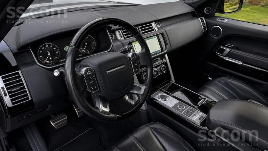 Melns Land Rover Range Rover 2016 Liepāja, ar dzinēja tilpumu 4.40 L un nobraukumu 0 tūkst. km par 24600 €, foto 13 vietnē AUTOMOTO.COM.LV