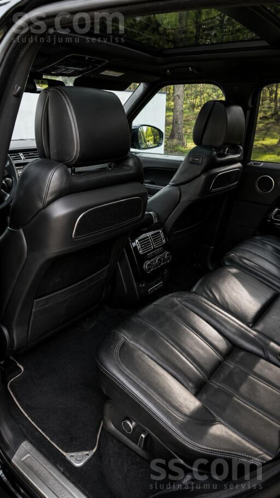 Melns Land Rover Range Rover 2016 Liepāja, ar dzinēja tilpumu 4.40 L un nobraukumu 0 tūkst. km par 24600 €, foto 17 vietnē AUTOMOTO.COM.LV