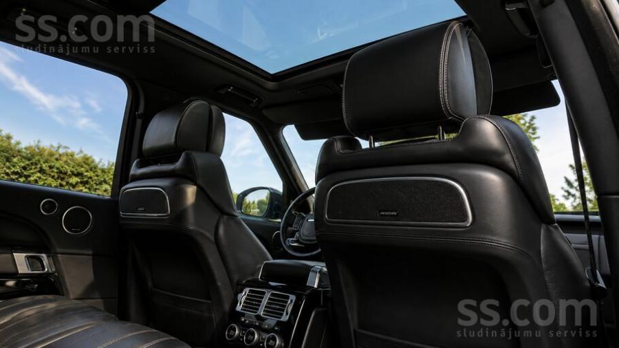 Melns Land Rover Range Rover 2016 Liepāja, ar dzinēja tilpumu 4.40 L un nobraukumu 0 tūkst. km par 24600 €, foto 19 vietnē AUTOMOTO.COM.LV