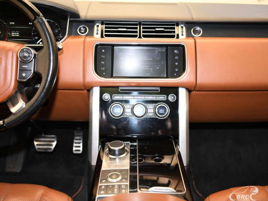 Black Land Rover Range Rover 2016 in Vilnius, with an engine capacity of 4.37 L and mileage of 272 thousand km for 27400 €, photo 21 on AUTOMOTO.COM.LV
