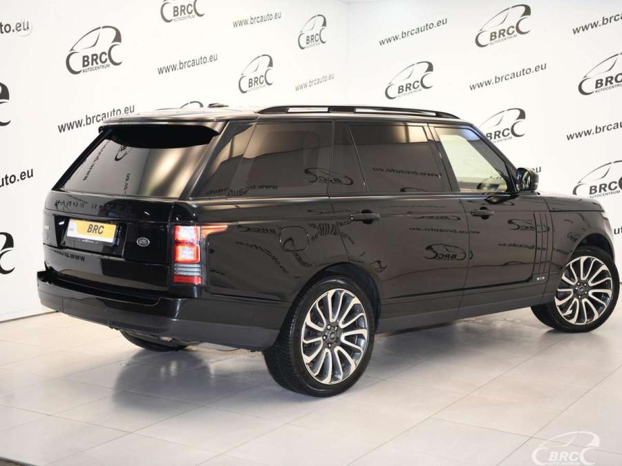 Melns Land Rover Range Rover 2016 Viļņa, ar dzinēja tilpumu 4.37 L un nobraukumu 272 tūkst. km par 26900 €, foto 4 vietnē AUTOMOTO.COM.LV