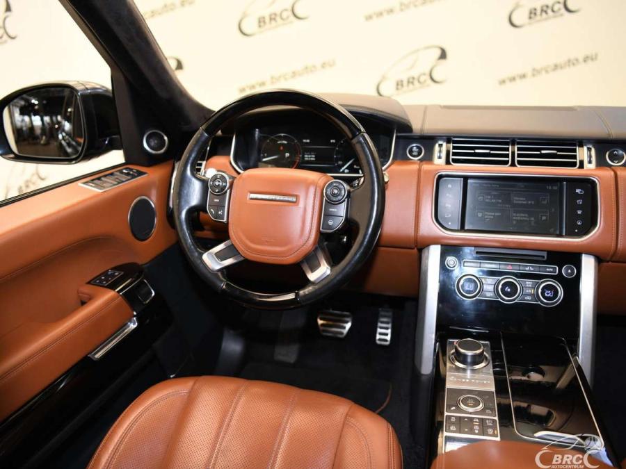 Melns Land Rover Range Rover 2016 Viļņa, ar dzinēja tilpumu 4.37 L un nobraukumu 272 tūkst. km par 26900 €, foto 20 vietnē AUTOMOTO.COM.LV