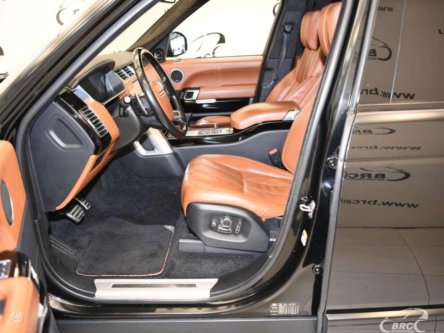 Melns Land Rover Range Rover 2016 Viļņa, ar dzinēja tilpumu 4.37 L un nobraukumu 272 tūkst. km par 26900 €, foto 27 vietnē AUTOMOTO.COM.LV