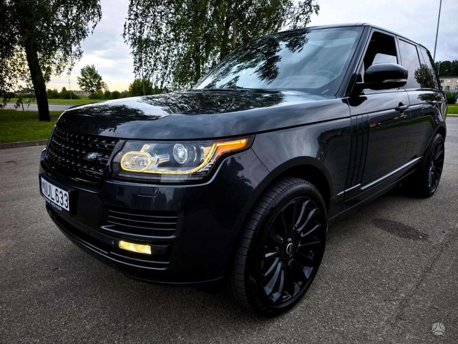Melns Land Rover Range Rover 2016 Šauļi, ar dzinēja tilpumu 2.99 L un nobraukumu 258 tūkst. km par 27500 €, foto 1 vietnē AUTOMOTO.COM.LV