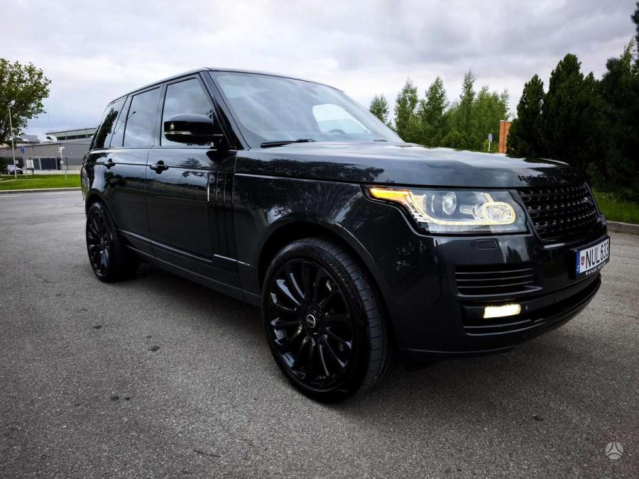 Melns Land Rover Range Rover 2016 Šauļi, ar dzinēja tilpumu 2.99 L un nobraukumu 258 tūkst. km par 27500 €, foto 7 vietnē AUTOMOTO.COM.LV