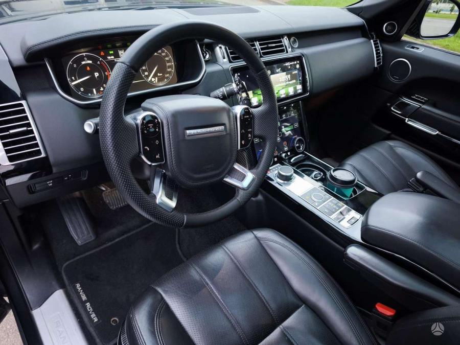 Melns Land Rover Range Rover 2016 Šauļi, ar dzinēja tilpumu 2.99 L un nobraukumu 258 tūkst. km par 27500 €, foto 24 vietnē AUTOMOTO.COM.LV