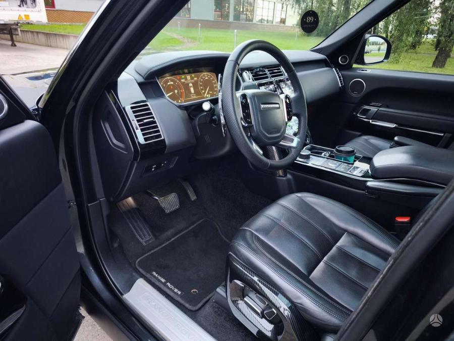Melns Land Rover Range Rover 2016 Šauļi, ar dzinēja tilpumu 2.99 L un nobraukumu 258 tūkst. km par 27500 €, foto 25 vietnē AUTOMOTO.COM.LV