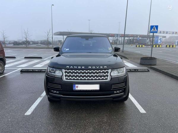 Melns Land Rover Range Rover 2016 Klaipėda, ar dzinēja tilpumu 4.37 L un nobraukumu 158 tūkst. km par 33000 €, foto 2 vietnē AUTOMOTO.COM.LV