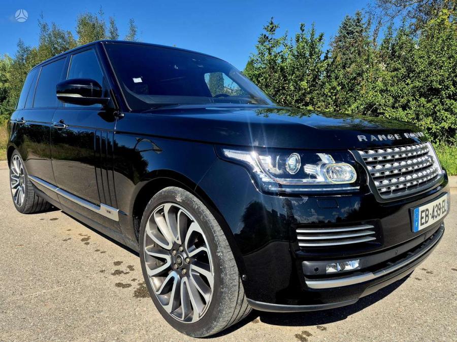 Melns Land Rover Range Rover 2016 Tauragė, ar dzinēja tilpumu 4.37 L un nobraukumu 278 tūkst. km par 18500 €, foto 4 vietnē AUTOMOTO.COM.LV
