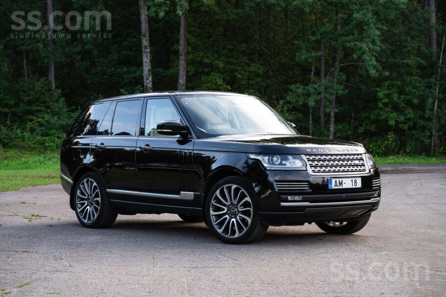 Melns Land Rover Range Rover 2016 Rīga, ar dzinēja tilpumu 4.40 L un nobraukumu 147 tūkst. km par 31399 €, foto 3 vietnē AUTOMOTO.COM.LV
