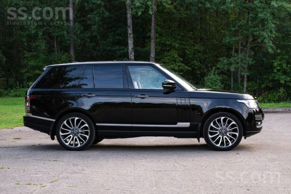 Melns Land Rover Range Rover 2016 Rīga, ar dzinēja tilpumu 4.40 L un nobraukumu 147 tūkst. km par 31399 €, foto 6 vietnē AUTOMOTO.COM.LV