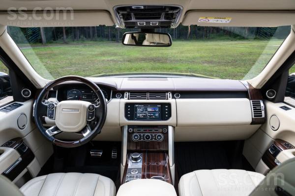 Melns Land Rover Range Rover 2016 Rīga, ar dzinēja tilpumu 4.40 L un nobraukumu 147 tūkst. km par 31399 €, foto 7 vietnē AUTOMOTO.COM.LV