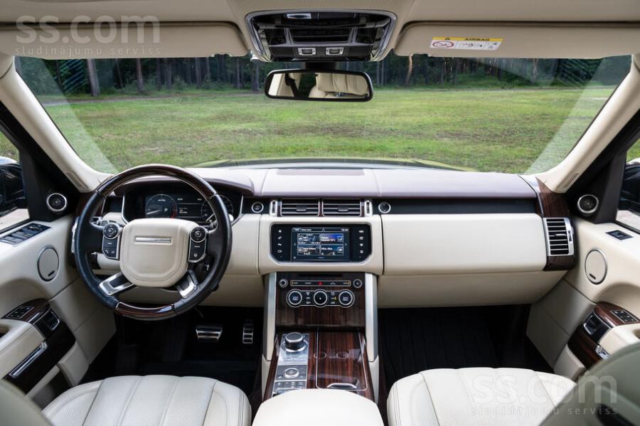 Melns Land Rover Range Rover 2016 Rīga, ar dzinēja tilpumu 4.40 L un nobraukumu 147 tūkst. km par 31399 €, foto 7 vietnē AUTOMOTO.COM.LV