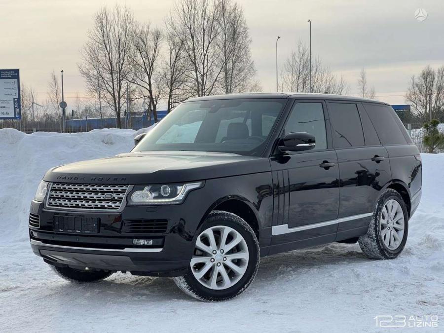 Black Land Rover Range Rover 2017 in Taurage, with an engine capacity of 3.00 L and mileage of 269 thousand km for 21500 €, photo 1 on AUTOMOTO.COM.LV