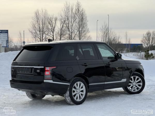 Black Land Rover Range Rover 2017 in Taurage, with an engine capacity of 3.00 L and mileage of 269 thousand km for 21500 €, photo 8 on AUTOMOTO.COM.LV