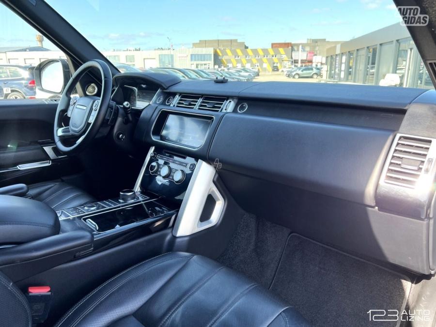Black Land Rover Range Rover 2017 in Taurage, with an engine capacity of 3.00 L and mileage of 269 thousand km for 20500 €, photo 14 on AUTOMOTO.COM.LV
