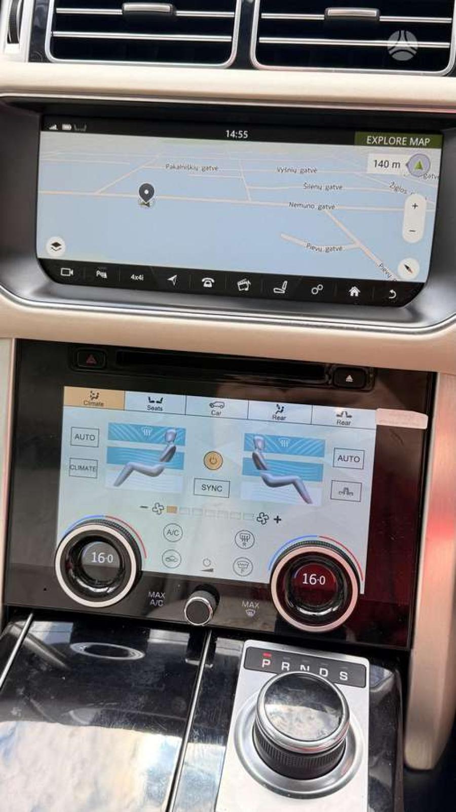 Melns Land Rover Range Rover 2017 Kauņa, ar dzinēja tilpumu 3.00 L un nobraukumu 199 tūkst. km par 14999 €, foto 10 vietnē AUTOMOTO.COM.LV