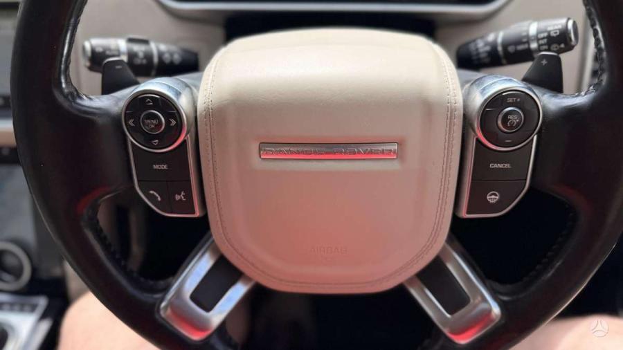 Melns Land Rover Range Rover 2017 Kauņa, ar dzinēja tilpumu 3.00 L un nobraukumu 199 tūkst. km par 14999 €, foto 19 vietnē AUTOMOTO.COM.LV