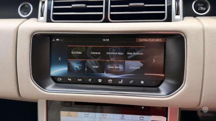 Melns Land Rover Range Rover 2017 Kauņa, ar dzinēja tilpumu 3.00 L un nobraukumu 199 tūkst. km par 14999 €, foto 24 vietnē AUTOMOTO.COM.LV