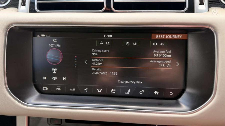 Melns Land Rover Range Rover 2017 Kauņa, ar dzinēja tilpumu 3.00 L un nobraukumu 199 tūkst. km par 14999 €, foto 27 vietnē AUTOMOTO.COM.LV