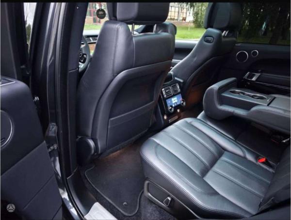 Melns Land Rover Range Rover 2017 Viļņa, ar dzinēja tilpumu 2.99 L un nobraukumu 259 tūkst. km par 27500 €, foto 9 vietnē AUTOMOTO.COM.LV