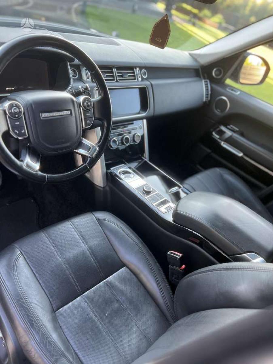 Melns Land Rover Range Rover 2017 Tauragė, ar dzinēja tilpumu 3.00 L un nobraukumu 228 tūkst. km par 18499 €, foto 19 vietnē AUTOMOTO.COM.LV