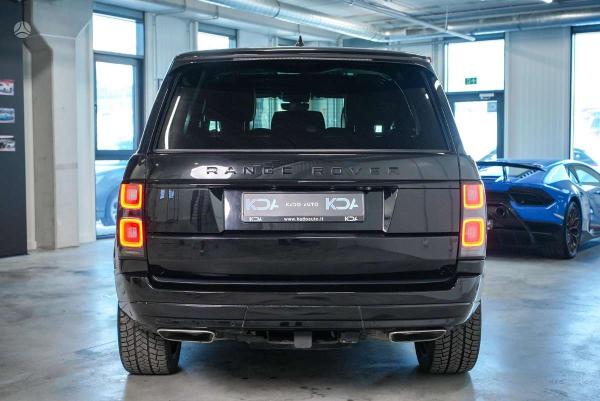 Black Land Rover Range Rover 2018 in Marijampole, with an engine capacity of 2.99 L and mileage of 61 thousand km for 44950 €, photo 11 on AUTOMOTO.COM.LV