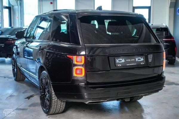 Black Land Rover Range Rover 2018 in Marijampole, with an engine capacity of 3.00 L and mileage of 61 thousand km for 44950 €, photo 10 on AUTOMOTO.COM.LV