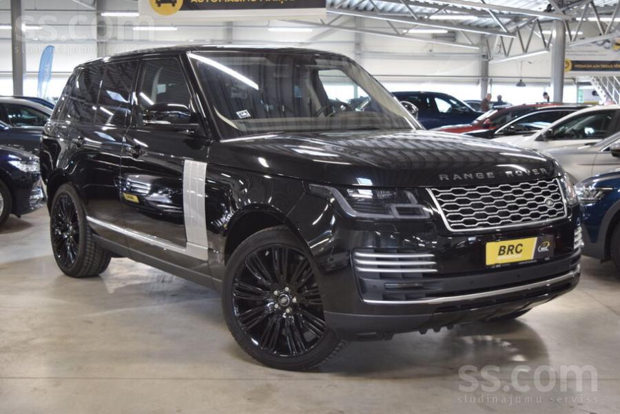 Black Land Rover Range Rover 2018 in Riga, with an engine capacity of 3.00 L and mileage of 57 thousand km for 44900 €, photo 1 on AUTOMOTO.COM.LV