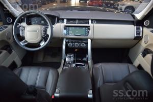 Black Land Rover Range Rover 2018 in Riga, with an engine capacity of 3.00 L and mileage of 57 thousand km for 44900 €, photo 5 on AUTOMOTO.COM.LV