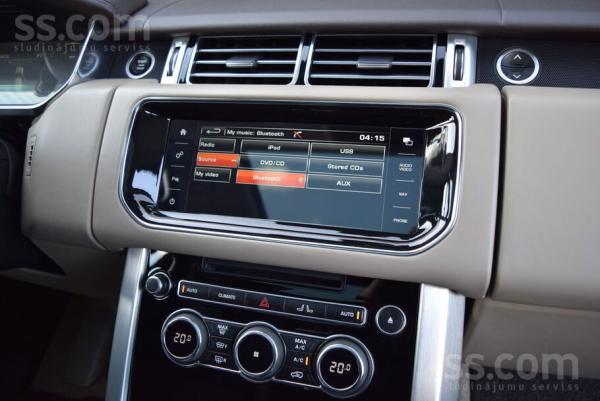 Black Land Rover Range Rover 2018 in Riga, with an engine capacity of 3.00 L and mileage of 57 thousand km for 44900 €, photo 7 on AUTOMOTO.COM.LV