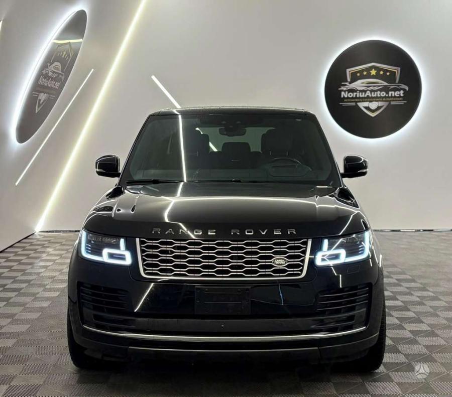 Black Land Rover Range Rover 2018 in Marijampole, with an engine capacity of 2.99 L and mileage of 120 thousand km for 32850 €, photo 13 on AUTOMOTO.COM.LV