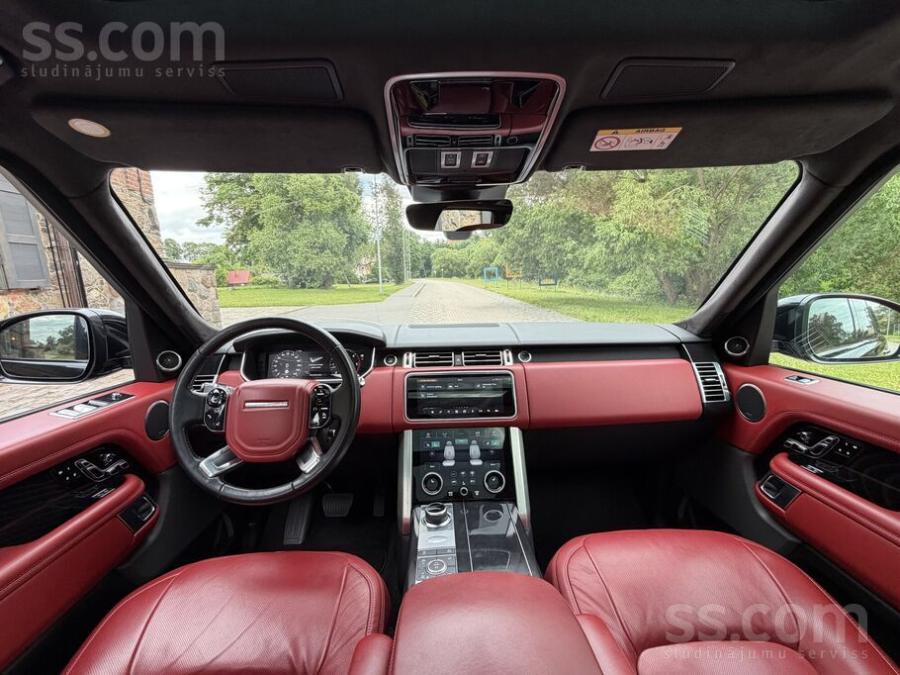 Black Land Rover Range Rover 2019 in Rezekne, with an engine capacity of 4.40 L and mileage of 226 thousand km for 43990 €, photo 9 on AUTOMOTO.COM.LV