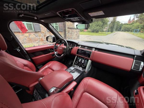 Black Land Rover Range Rover 2019 in Rezekne, with an engine capacity of 4.40 L and mileage of 226 thousand km for 43990 €, photo 9 on AUTOMOTO.COM.LV