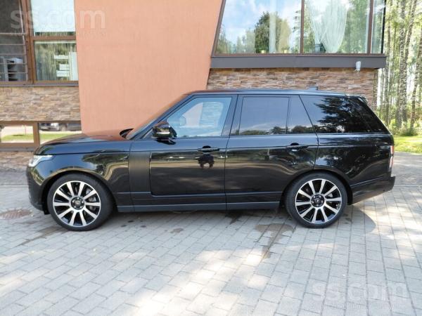 Black Land Rover Range Rover 2019 in Riga, with an engine capacity of 3.00 L and mileage of 0 thousand km for 44500 €, photo 5 on AUTOMOTO.COM.LV
