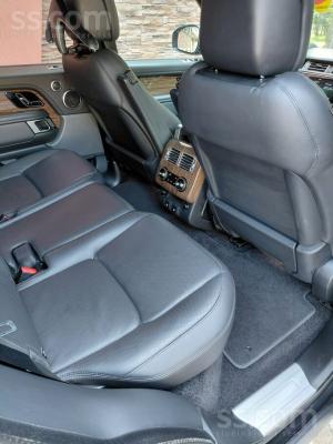 Black Land Rover Range Rover 2019 in Riga, with an engine capacity of 3.00 L and mileage of 0 thousand km for 44500 €, photo 14 on AUTOMOTO.COM.LV